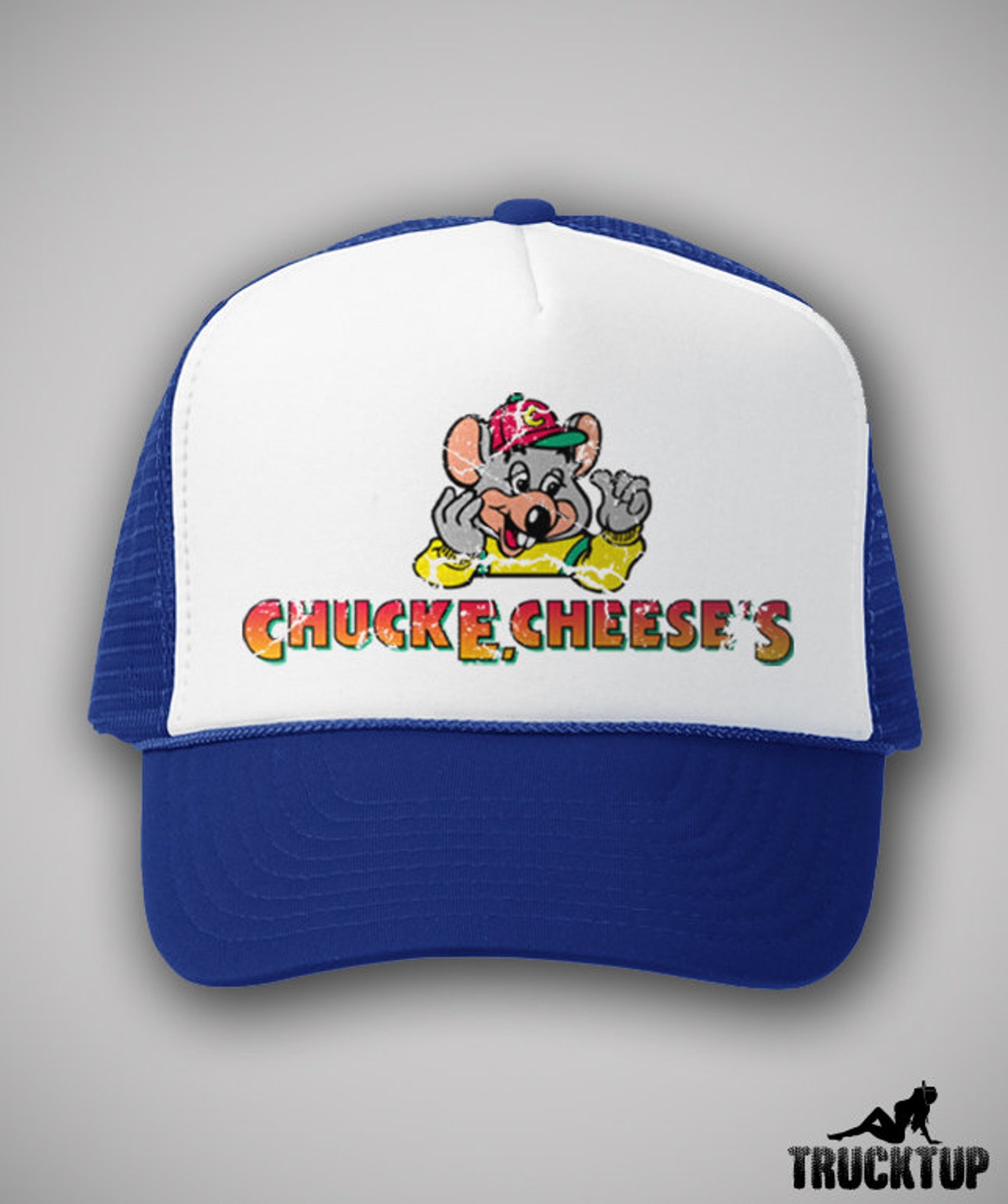 90s Retro Trucker Chuck E Cheese Hat Vintage Restaurant - Etsy