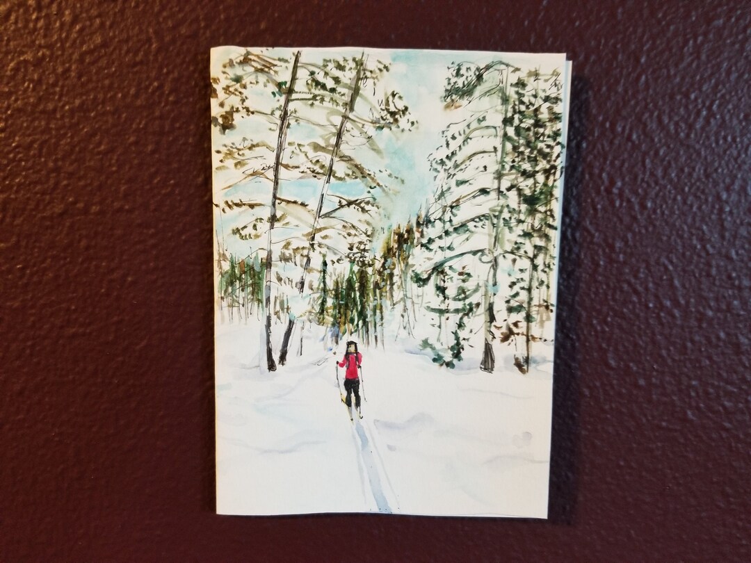 Connie Ski's Coldstream / Art Print Watercolor Painting - Etsy