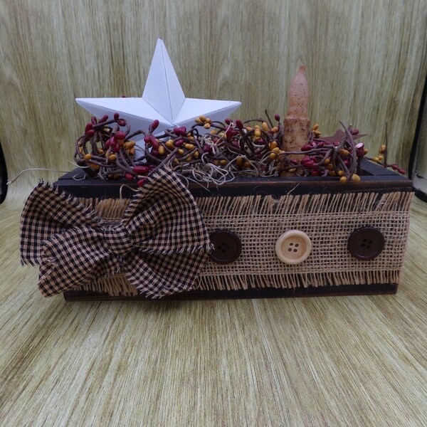 Primitive Box - Etsy