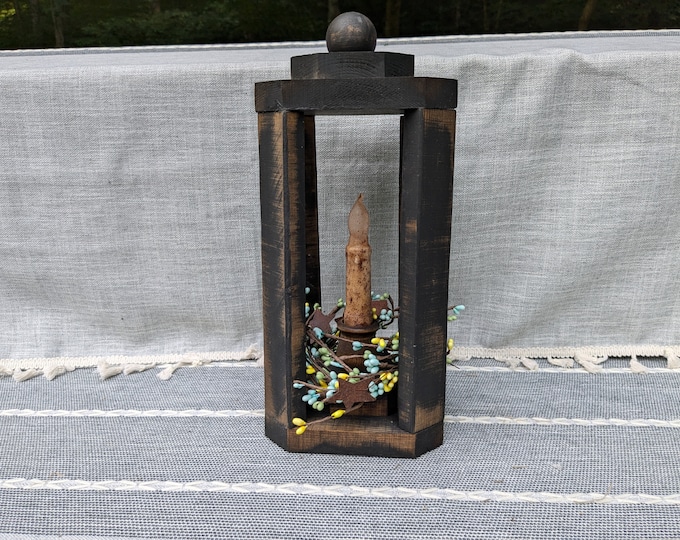 Primitive Tabletop Lantern - Etsy