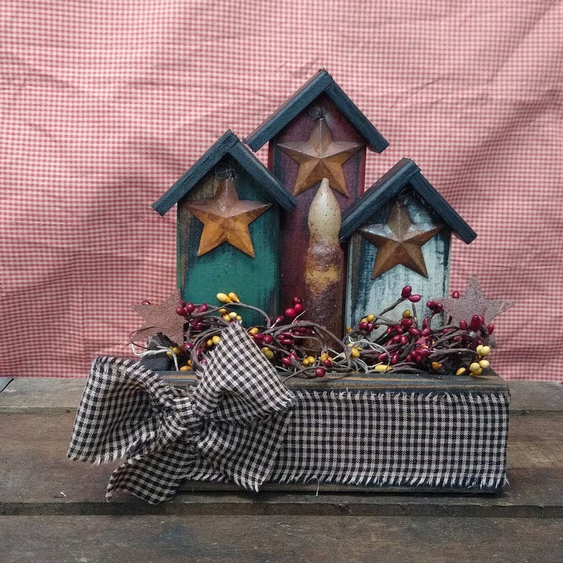 Primitive Houses - Etsy