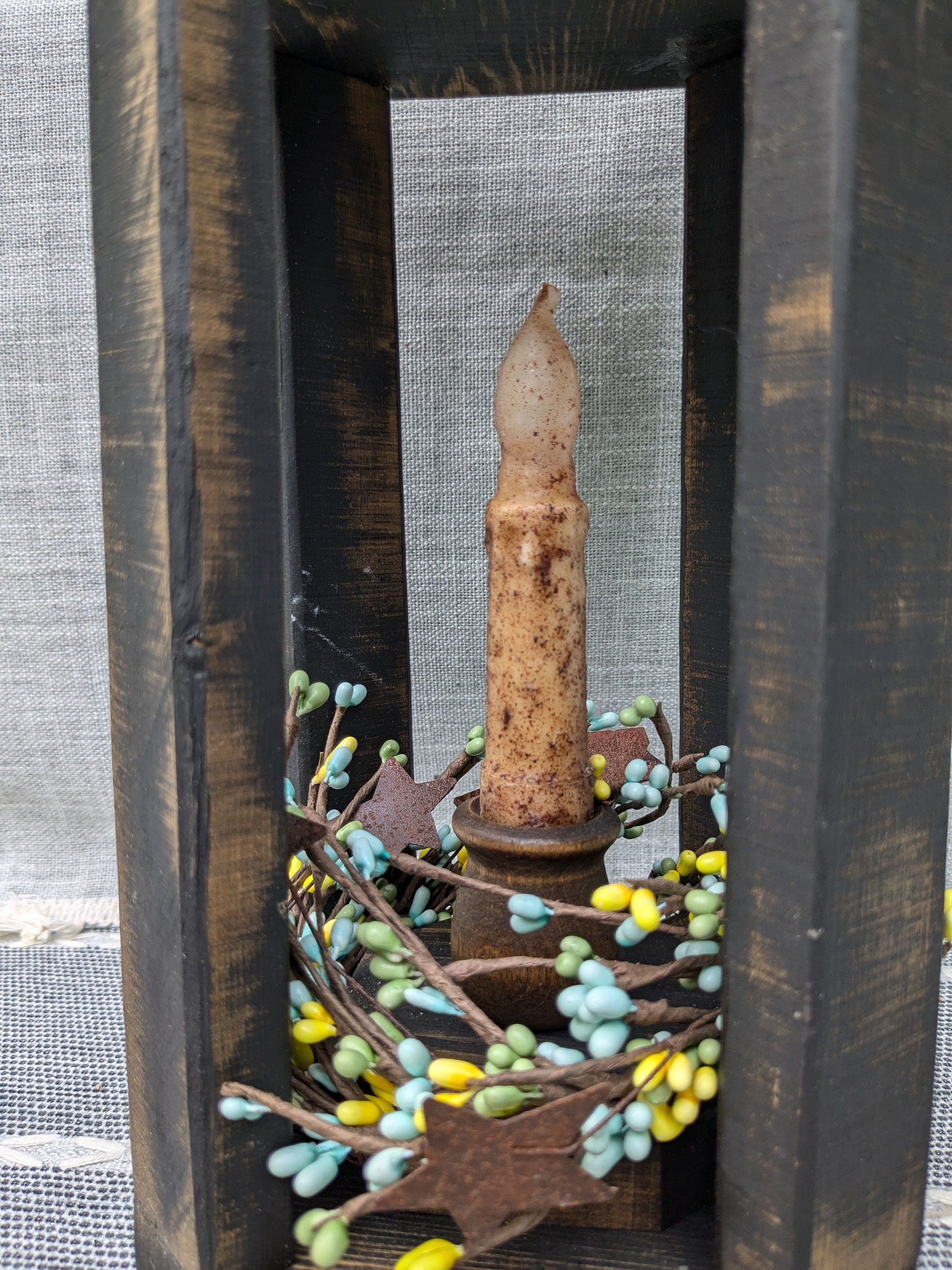Primitive Tabletop Lantern - Etsy