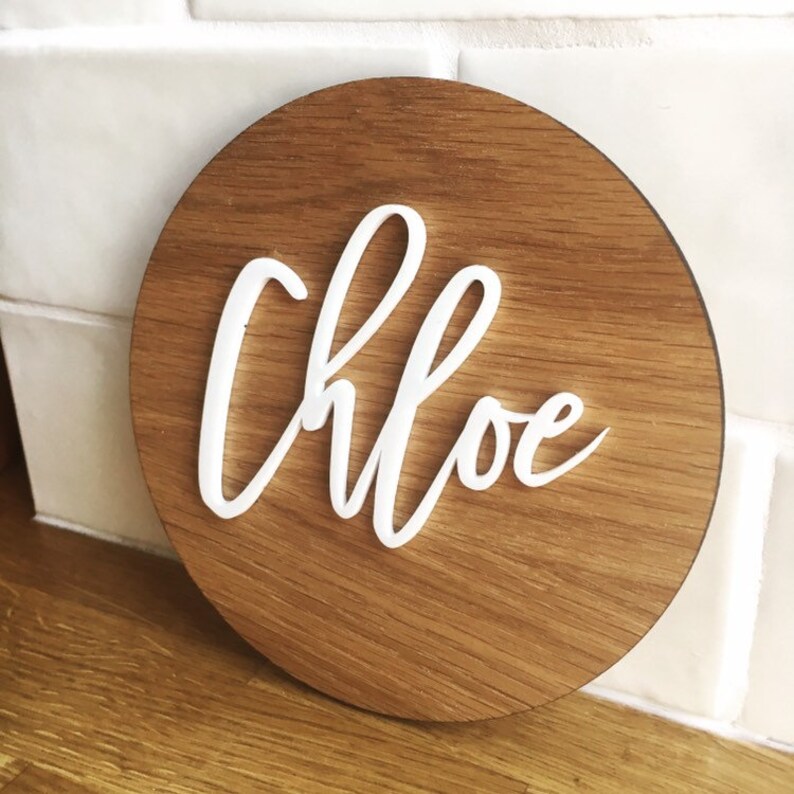 Personalised Name Sign Custom Name Plaque Wall Art Wooden - Etsy UK