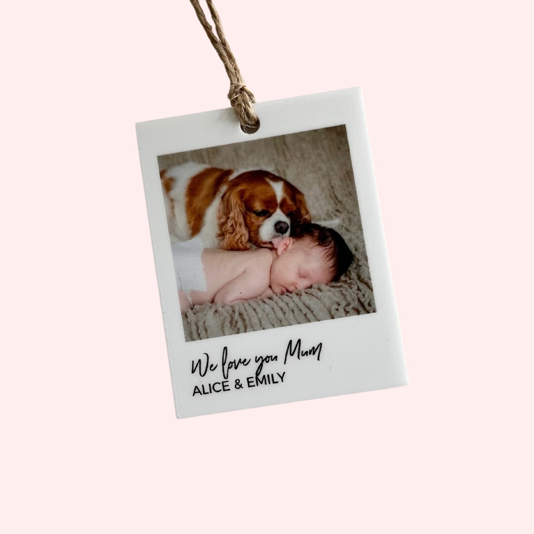Personalised Photo Car Ornament Hanging Car Polaroid Any Image Driving ...