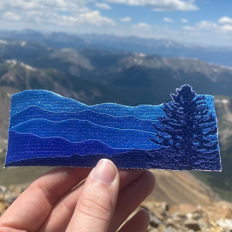 Mountains Patch Rectangle - Etsy
