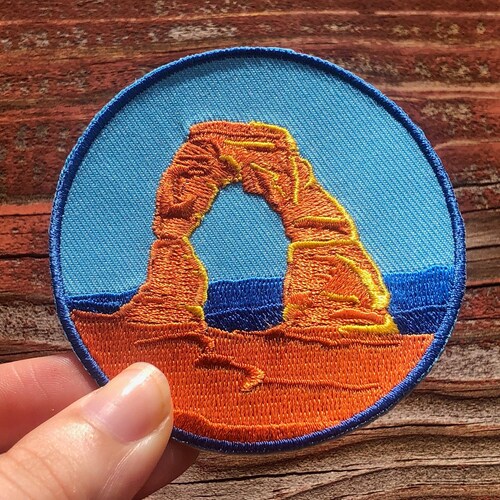3 Circle Arches Patch Delicate Arch National Park - Etsy