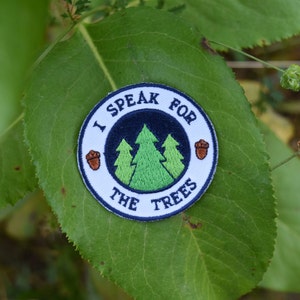 Mini Tree Patch - Iron-on or Sew-on Environmentalist Patch - Etsy