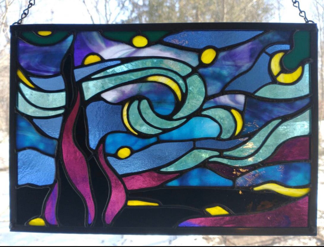 Starry Night Hobby License Intermediate to Advanced Stained Glass ...