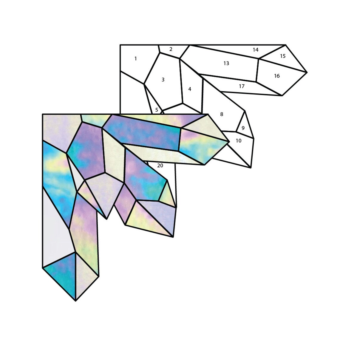 Crystal Corner Hobby License Beginner to Intermediate Stained - Etsy