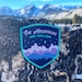 Yosemite - Half Dome Patch - 3" Circle Iron on Explorer Embroidered ...