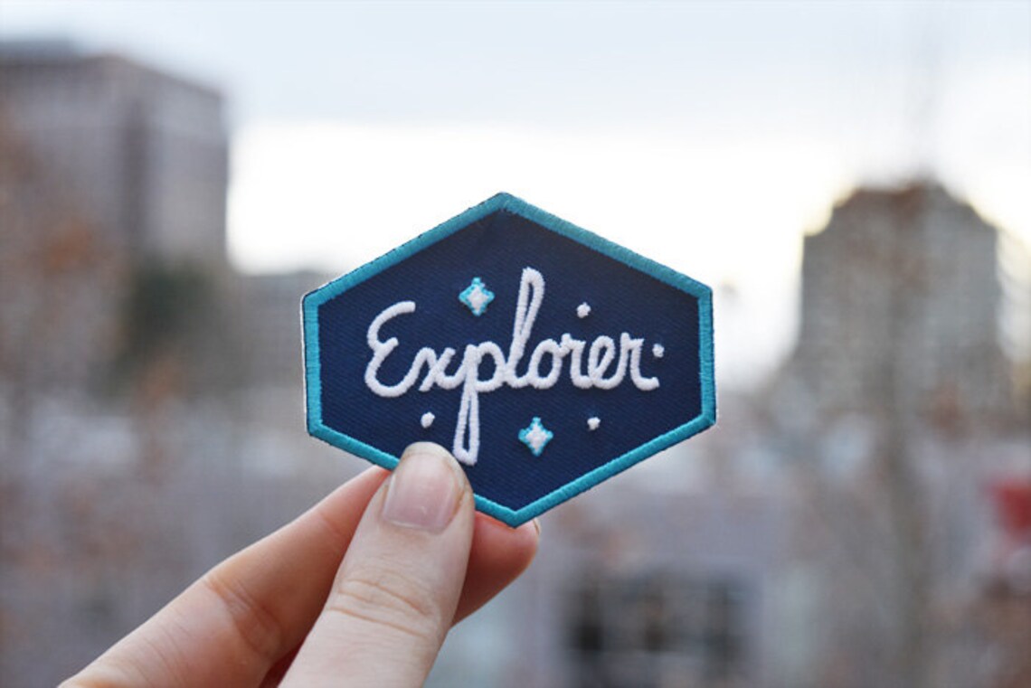 Explorer Patch Glow in the Dark Iron-on Outer Space Patches - Etsy