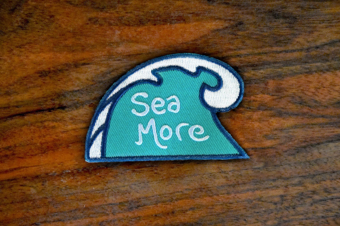 Sea More Patch - Iron-on Surfer Badge - Ocean Backpack Patches - Etsy