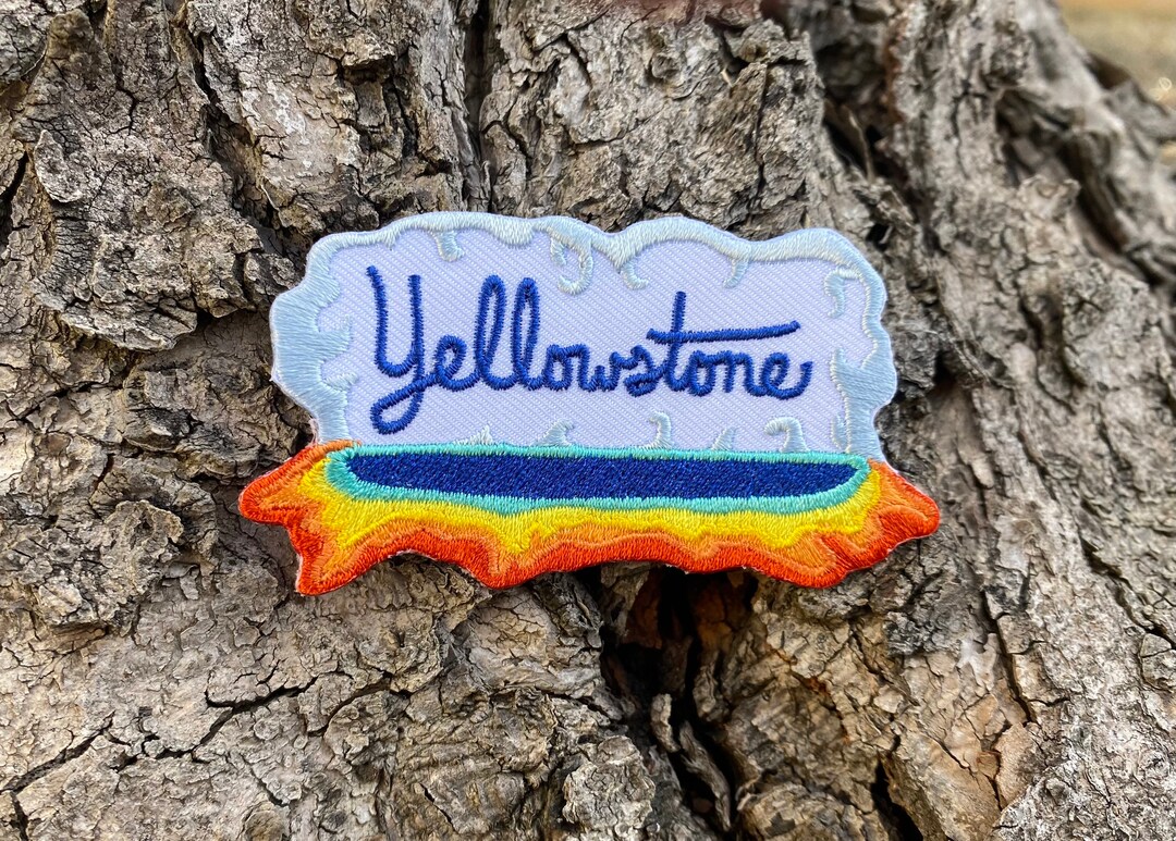 Yellowstone Prismatic Pools Patch - Iron on or Sew on Explorer ...