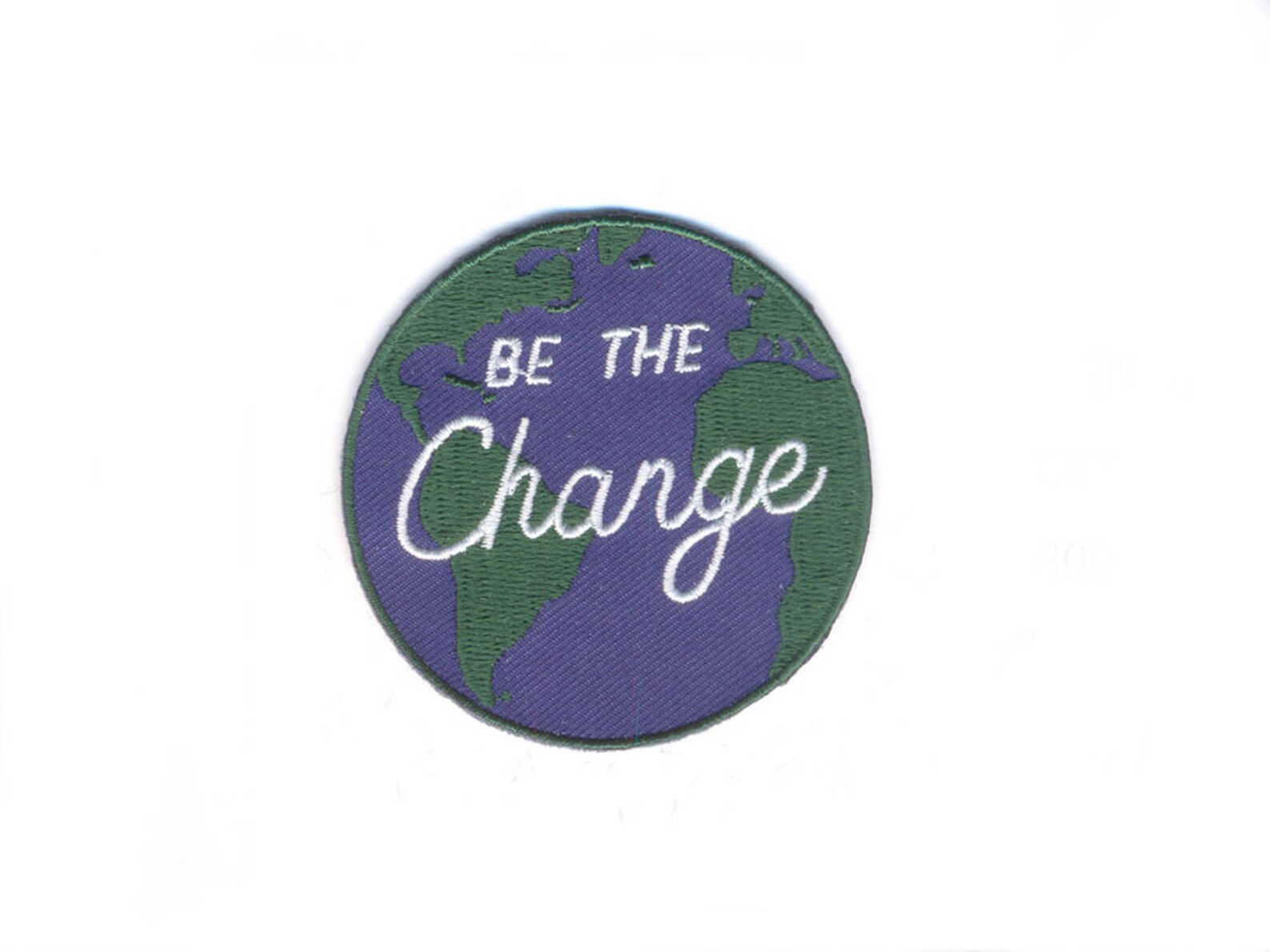 Mini Be the Change Patch - Gandhi Patch - World Peace - Iron-on ...