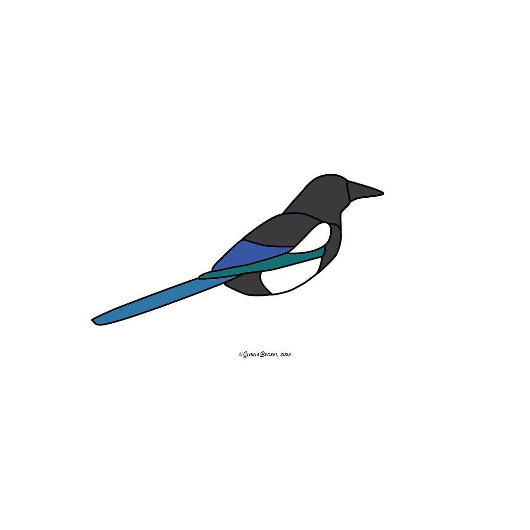 Magpie Hobby License Beginner to Intermediate Stained Glass Pattern ...