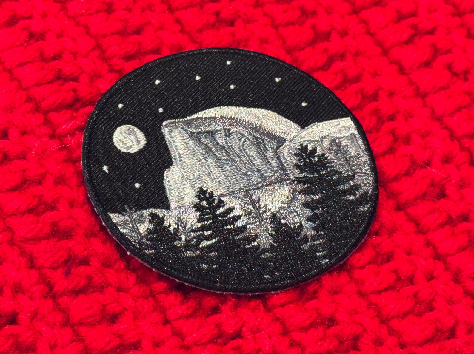 Yosemite - Half Dome Patch - 3" Circle Iron on Explorer Embroidered ...