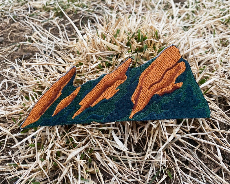 Flatirons Boulder - Red Rocks Foothill Mountains Patch - Colorado 5" X ...