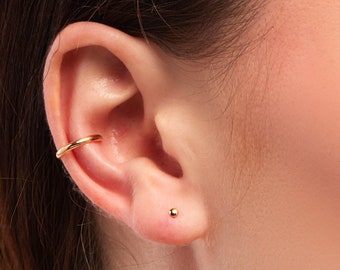 Rose Gold Ear Cuff, Small Ear Cuff, Ear Cuff, Gold Ear Cuff, Silver ...