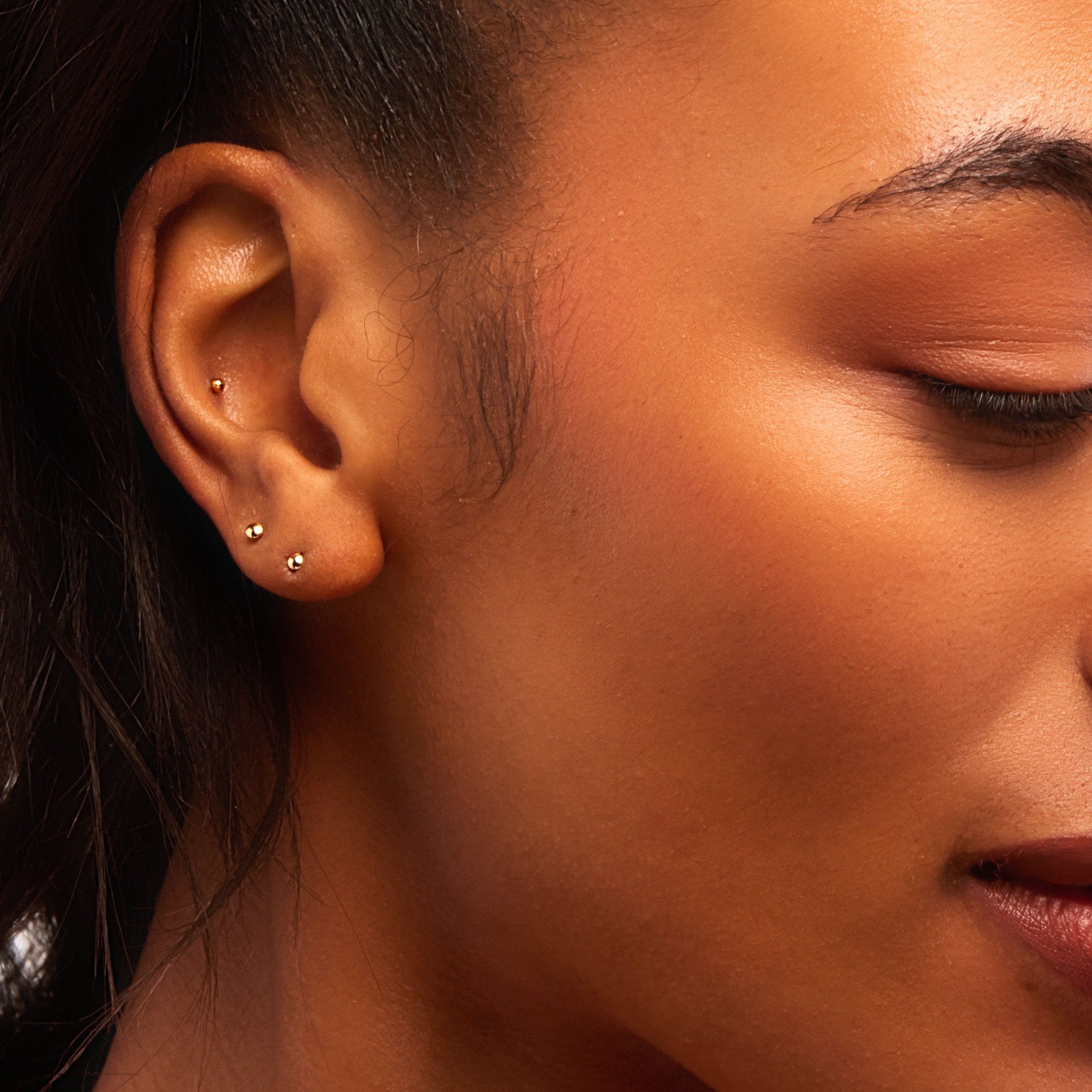 Tiny Silver Earrings Tiny Silver Studs Silver Ball Studs | Etsy