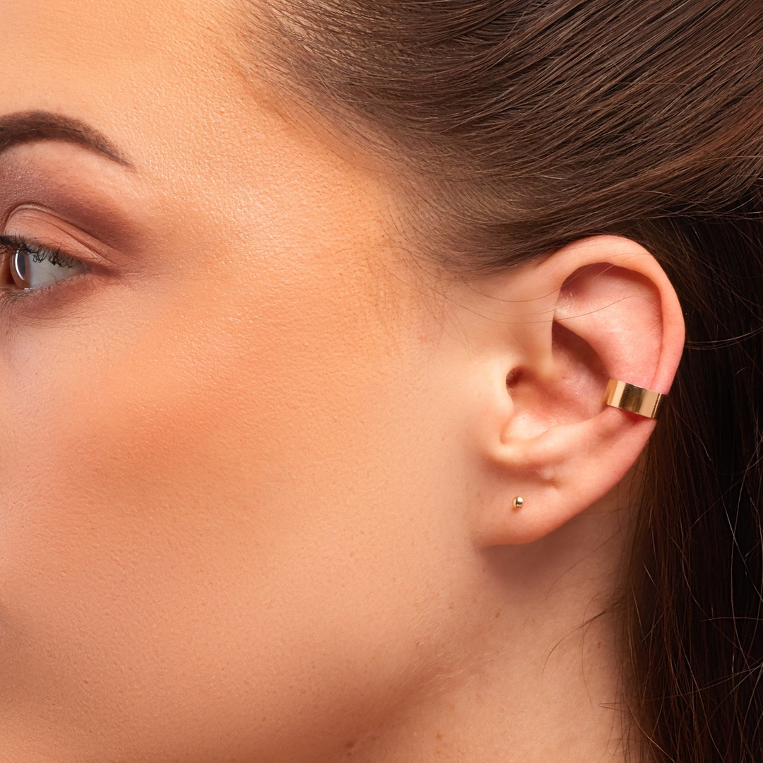 Gold Ear Cuff, Small Ear Cuff, Ear Cuff, Gold Filled Ear Cuff, Silver ...
