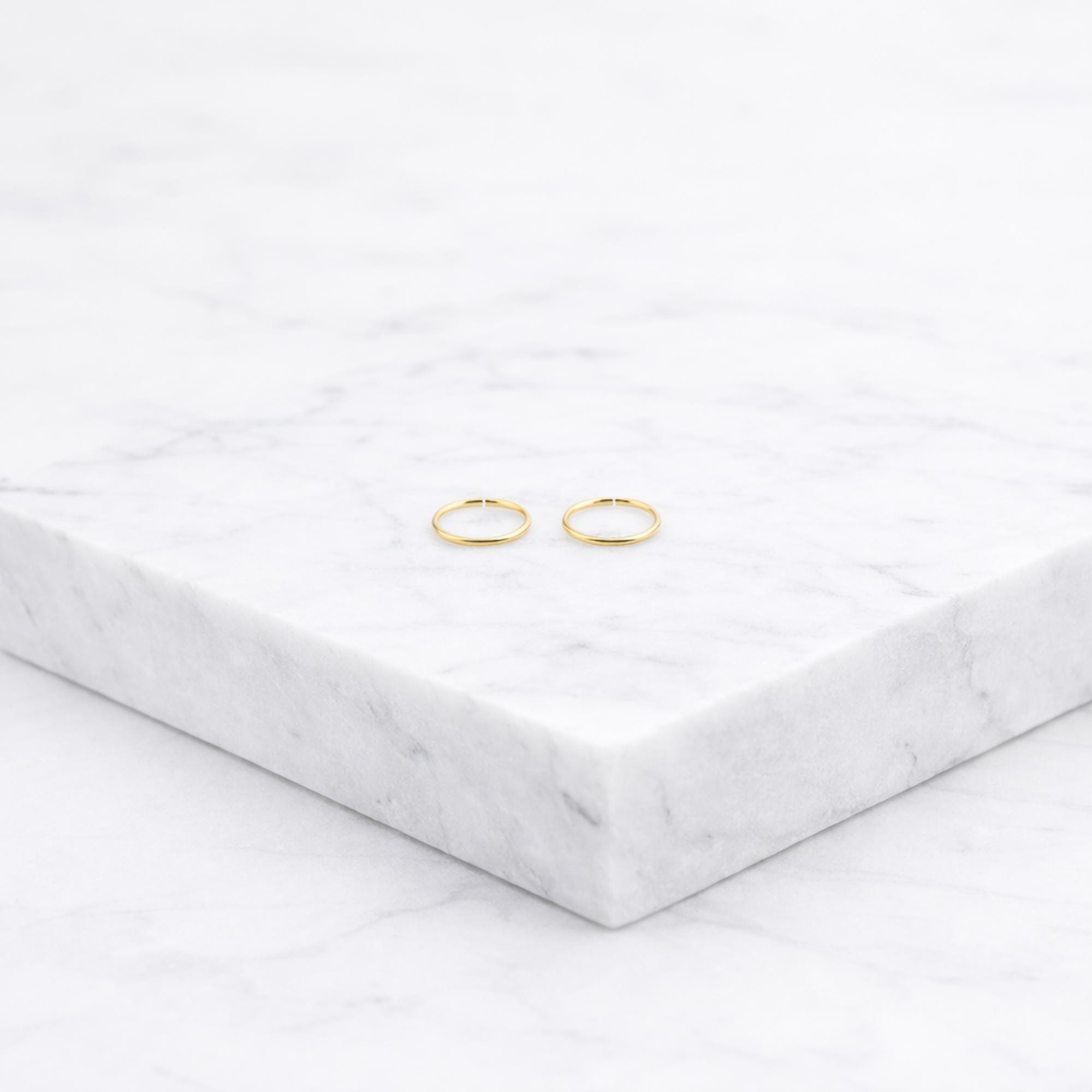 Tiny Gold Hoop Earrings, Small Gold Filled Hoops, Dainty Cartilage ...