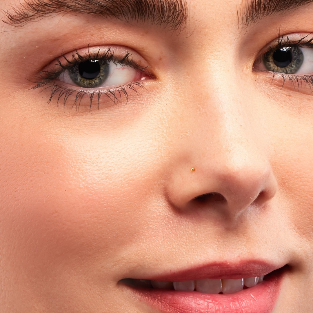 Tiny Gold 1.5mm Ball Nose Stud, Gold Filled Nose Stud, Gold Nose Ring ...