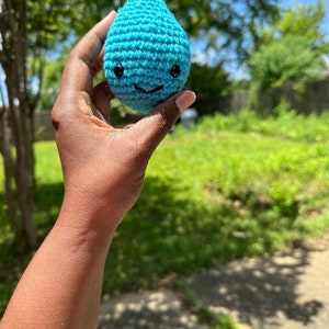 Water Drop Crochet Plush, Rain Drop Amigurumi, Crochet Water Droplet - Etsy