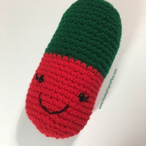 Happy Chill Pill Stress Ball Crochet Plush, Pharmacist Gift, Pharmd ...
