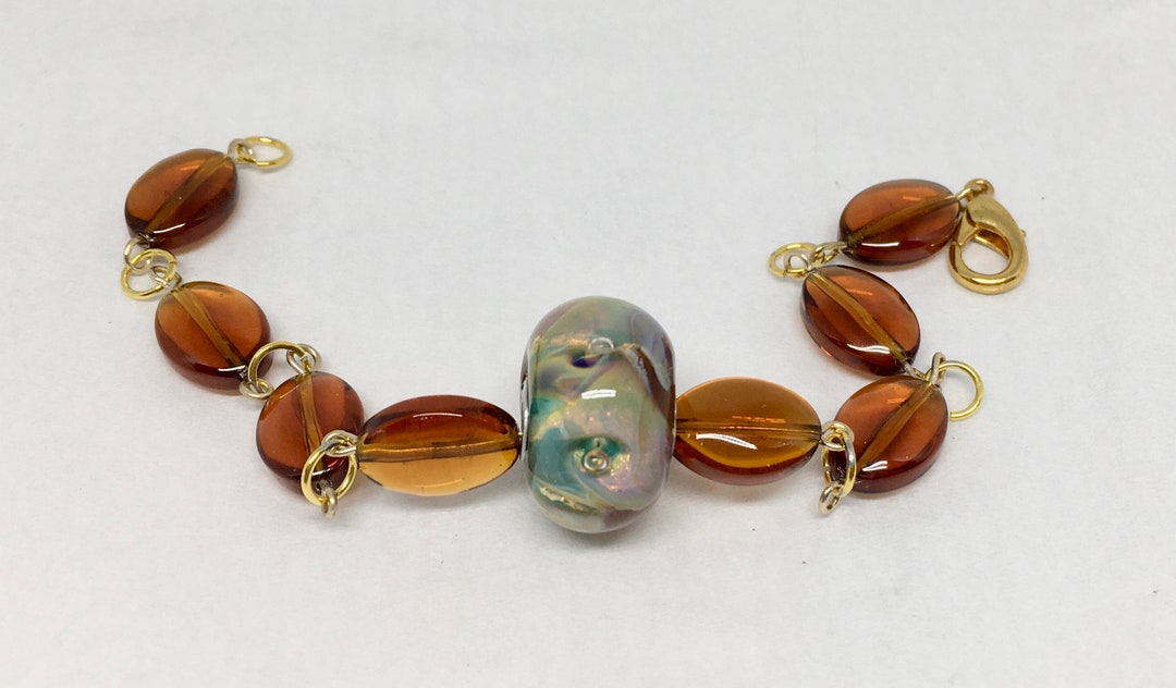 Artisan Lampwork Bead by Hillary Lawson of Soleil Beads in 8 1/4 ...