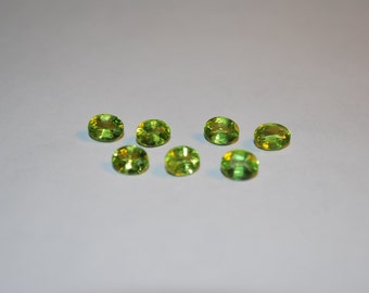 Yellow green stone | Etsy