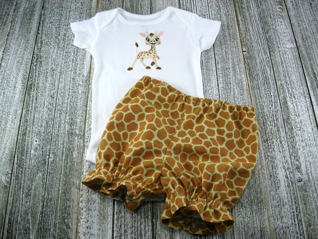 Giraffe Infant Girl Clothes - Etsy