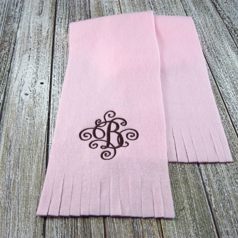 Monogrammed Scarf - Etsy