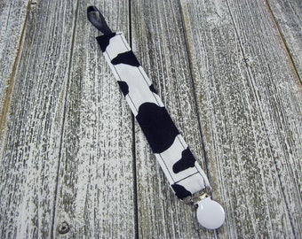 Cow Pacifier Clip: Baby Boy, Farm Animal, Country Boy, Personalized ...