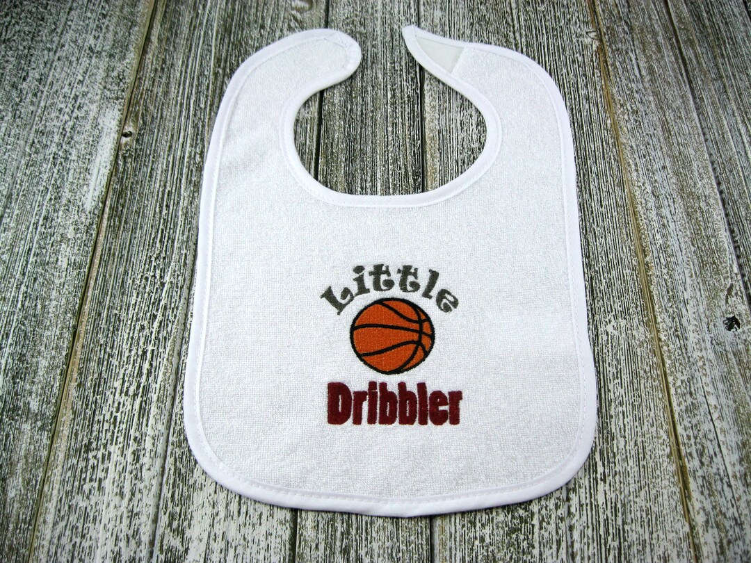 Baby Basketball Bib Baby Basketball Dribble Bib Basketball Baby Shower ...