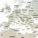 Round World Map, Our Adventures Map, Detailed World Pin Board, Places ...