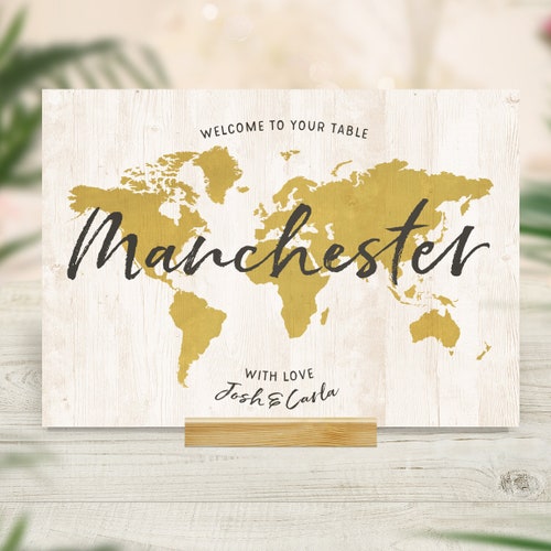 Travel Theme Wedding Travel Place Card Vintage Table Number - Etsy