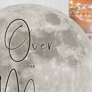 Moon Welcome Wedding Sign, Celestial Stars Theme, Gold Luna Wedding ...