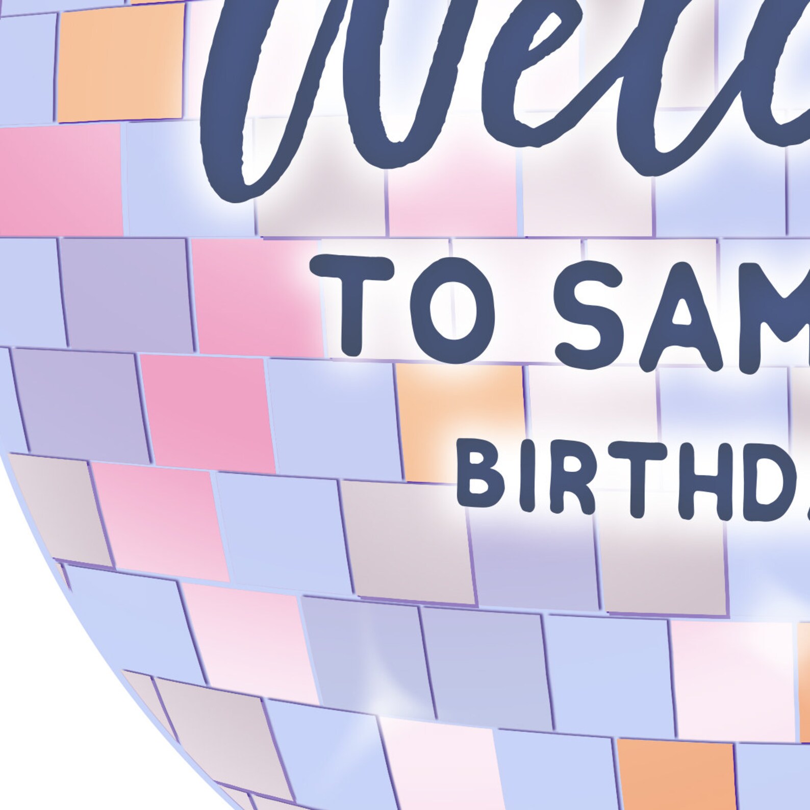 Disco Ball-style Welcome Sign Glitterball Sign Wedding Disco - Etsy