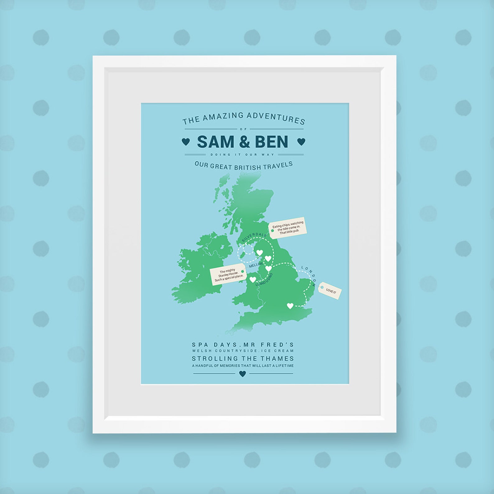 Personalised World Map Custom World Map Travel Map World | Etsy UK