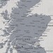 UK Map Pin Board, England Push Pin Map, Places Been United Kingdom ...