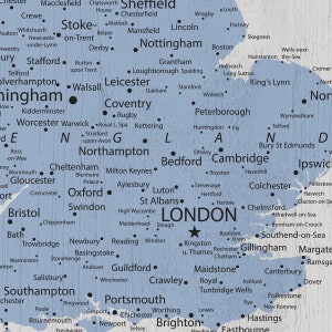 UK Pin Map, Push Pin Board, Places Been Britain, United Kingdom Travels ...