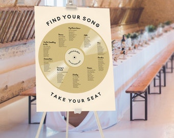 Disco Table Plan - Etsy