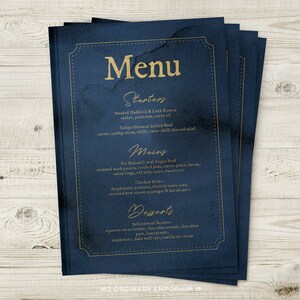 Book Theme Menus, Literary Wedding Decor, Authors, Chapters, Favourite ...