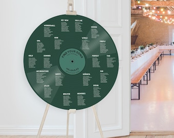 Disco Table Plan - Etsy