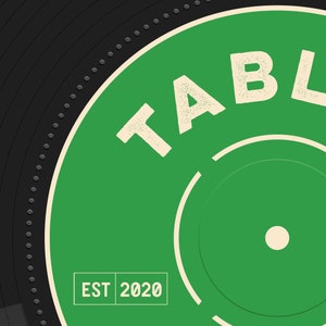 Vinyl Style Record Table Numbers, Table Name Cards, Groovy Funk Soul ...