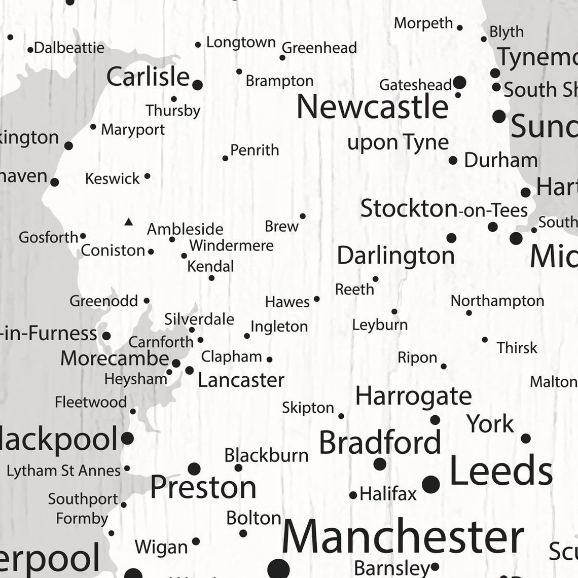 UK Map Pin Board Push Pin Map Personalised Road Trip Map - Etsy UK