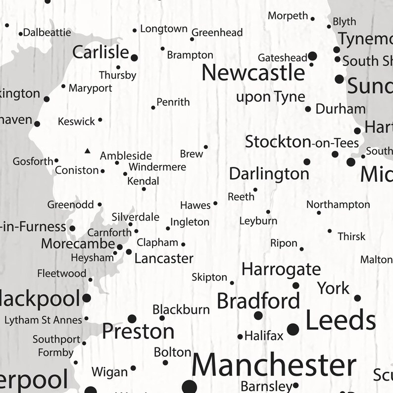 UK Map Pin Board Push Pin Map Personalised Road Trip Map - Etsy UK