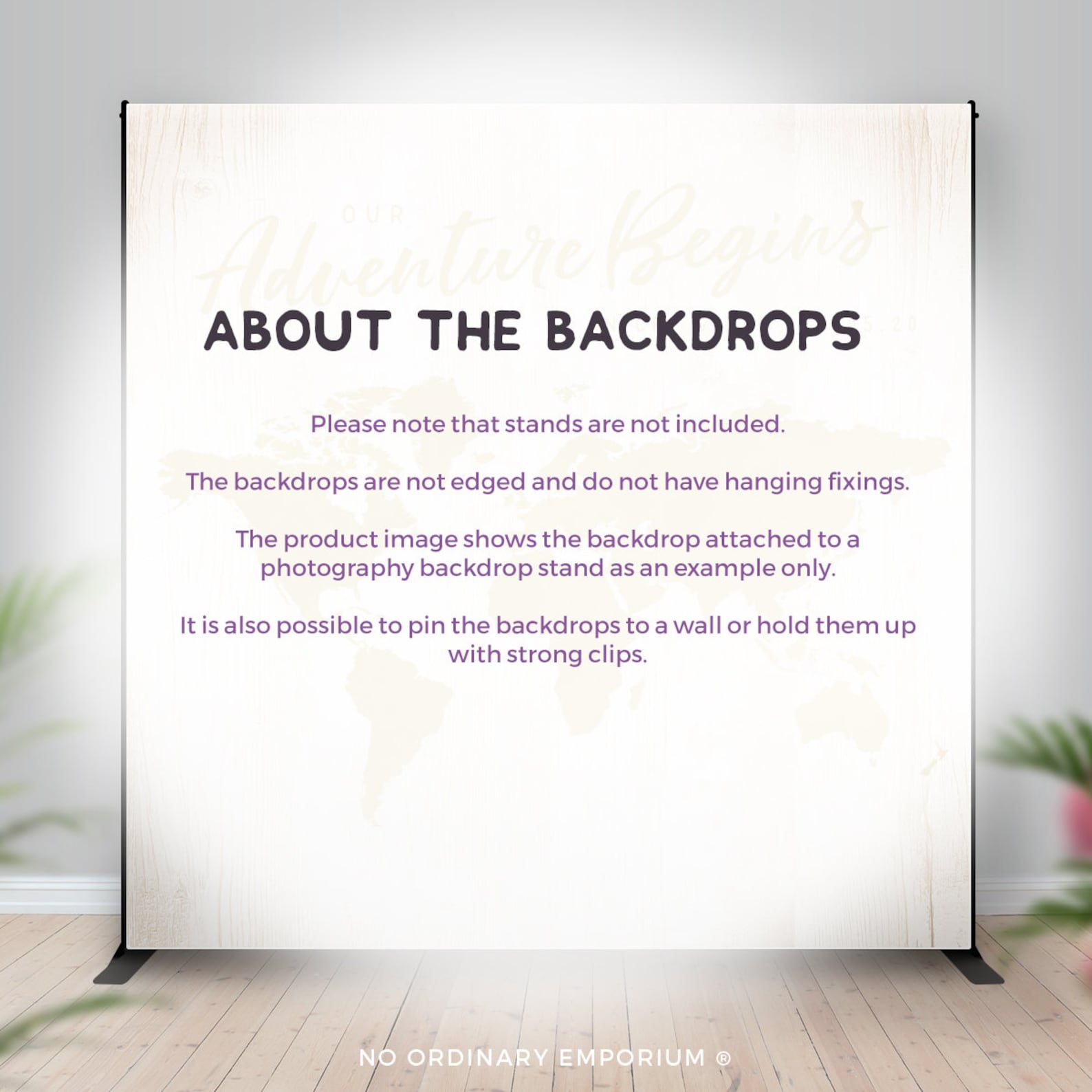 Travel Theme Party Backdrop, Map Wedding, Engagement Banner, Our ...