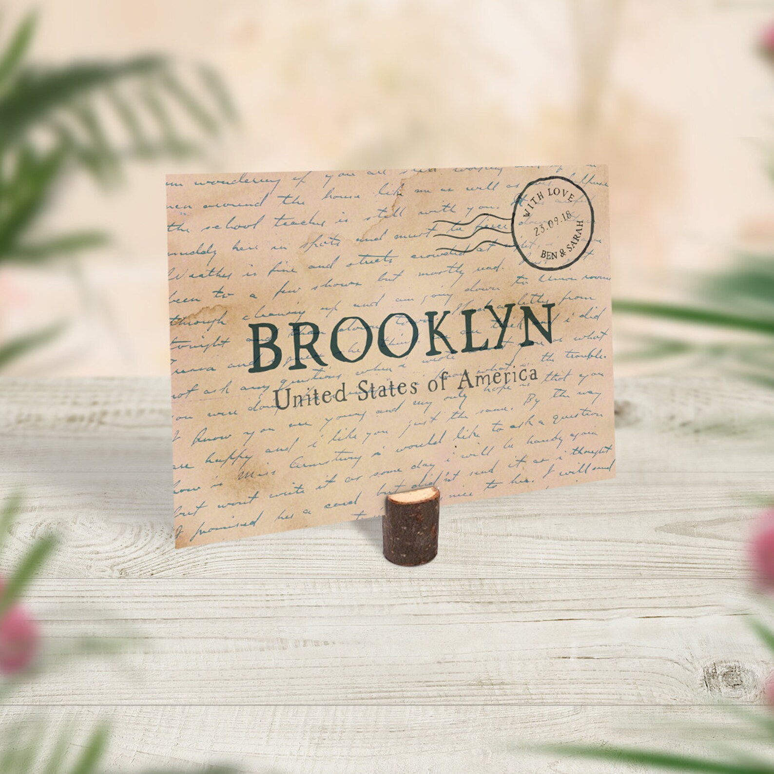 Postcard Table Names Old Love Letter Cards Stamp Table - Etsy