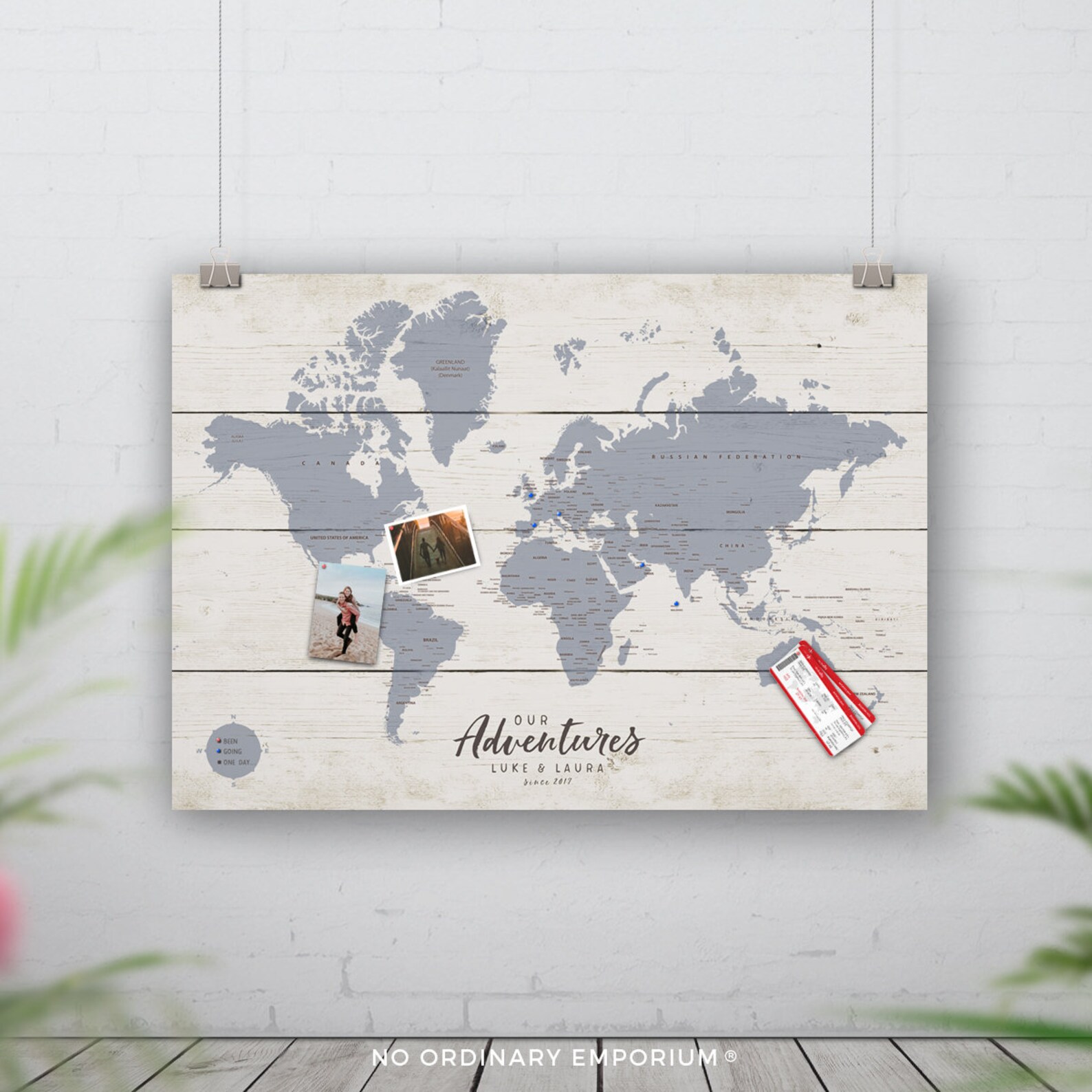 Pin Board Map Map of the World Push Pin Maps Foam Board | Etsy